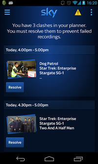 Latest update for Sky+ app allows users to remotely record TV programs ...