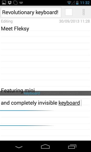 Fleksy keyboard out of beta at Google Play Store - PhoneArena