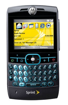 Sprint PCS gets slim black Motorola Q smartphone - PhoneArena