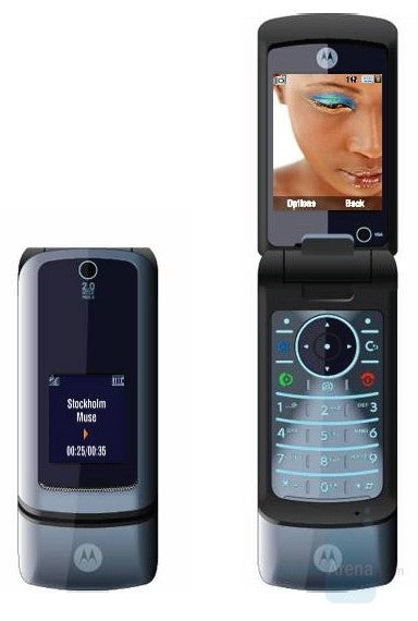 Motorola’s 3G fashionable phones – KRZR K3 and RIZR Z8 - PhoneArena