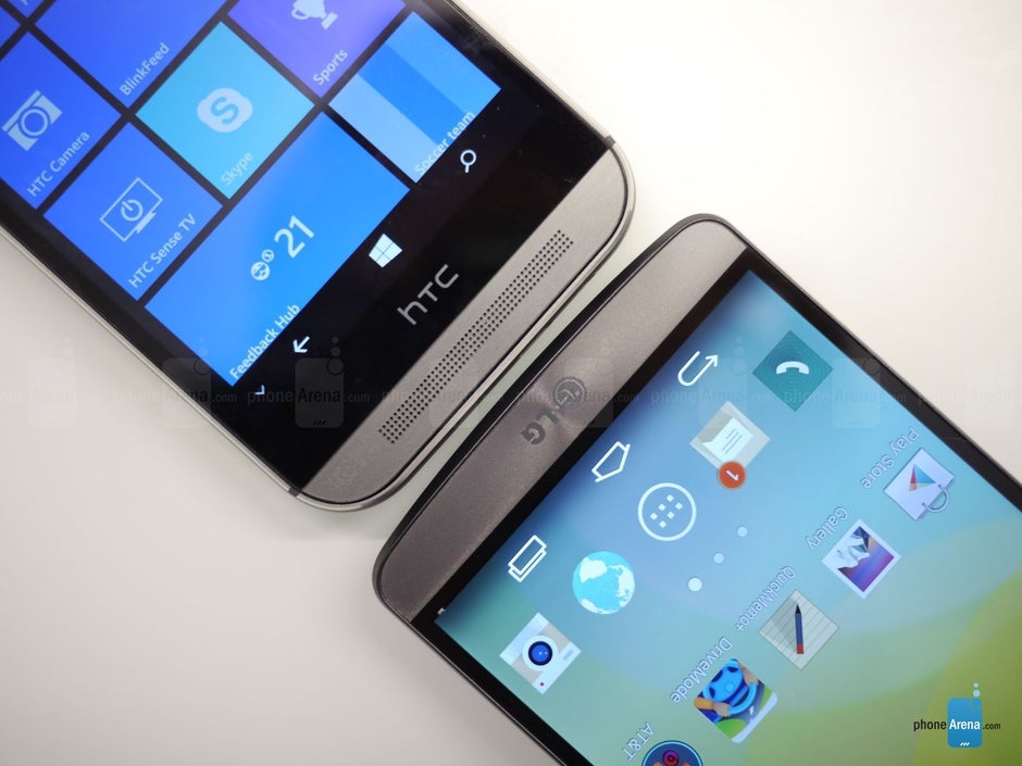 HTC One M8 for Windows vs LG G3: first look - PhoneArena