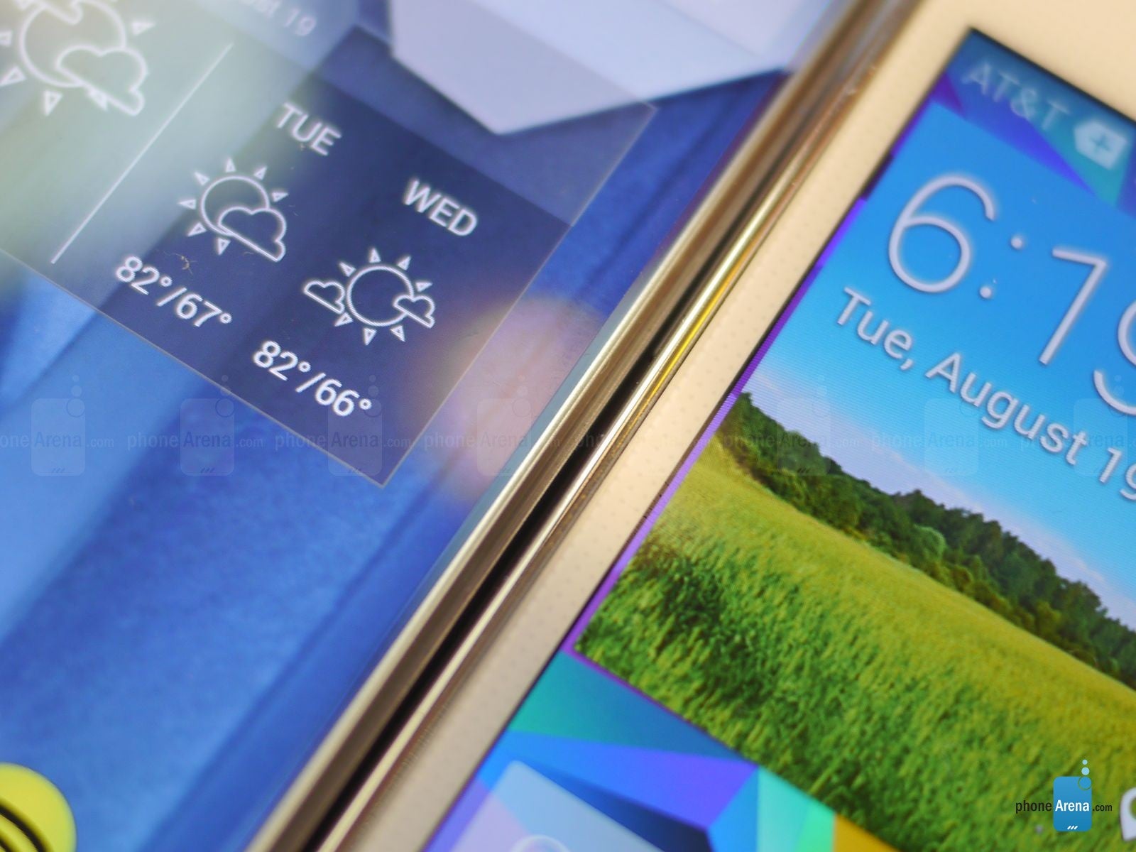 Sharp AQUOS Crystal vs Samsung Galaxy S5: first look - PhoneArena