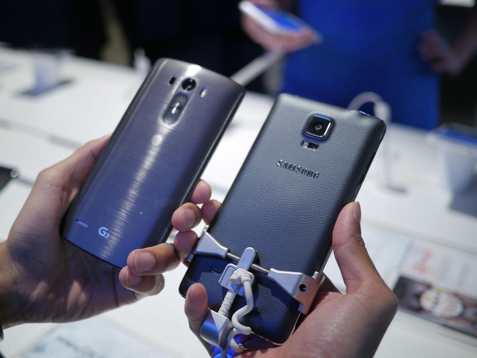 Samsung Galaxy Note 4 vs LG G3: first look - PhoneArena
