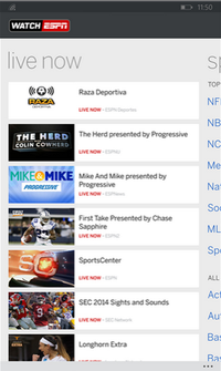 Windows Phone users now can watch ESPN on the go - PhoneArena
