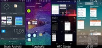 Stock Lollipop vs Samsung TouchWiz vs HTC Sense vs LG UI: Interface comparison - PhoneArena