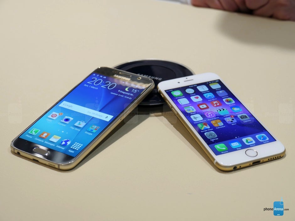 Samsung Galaxy S6 vs Apple iPhone 6: first look - PhoneArena