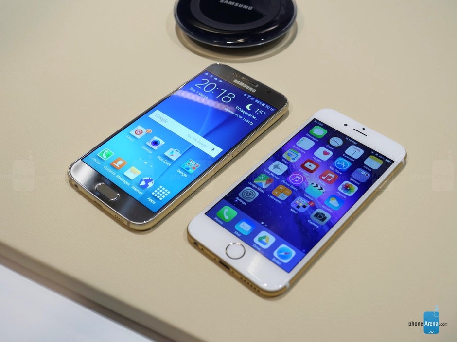 Samsung Galaxy S6 vs Apple iPhone 6: first look - PhoneArena