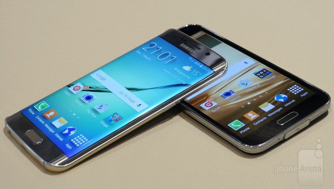 Samsung Galaxy S6 edge vs Galaxy S5: first look | PhoneArena reviews ...