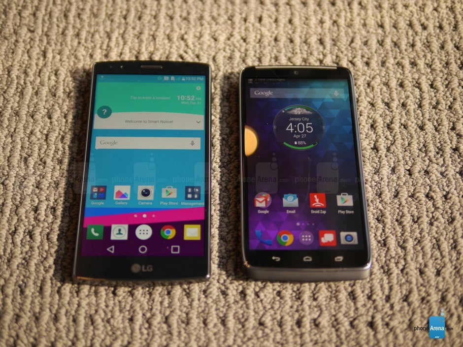 LG G4 vs Motorola Droid Turbo: first look - PhoneArena