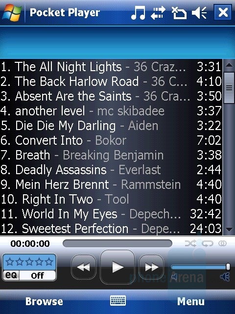 WM Professional media players test - PhoneArena