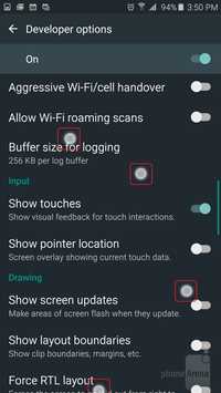 How to make Android visualize screen touches (for when you're taking ...