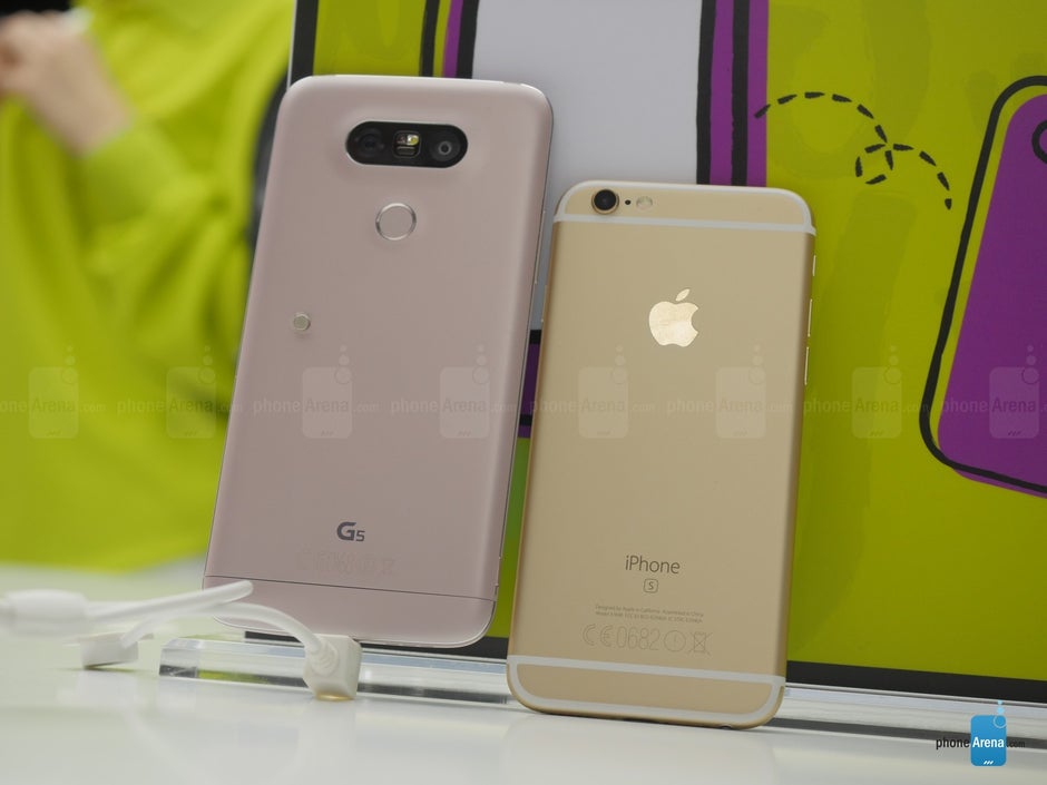 LG G5 vs Apple iPhone 6s: first look - PhoneArena