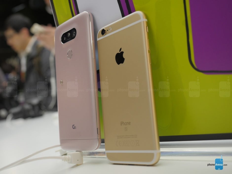 LG G5 vs Apple iPhone 6s: first look | PhoneArena reviews - PhoneArena