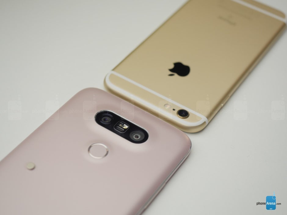 LG G5 vs Apple iPhone 6s: first look - PhoneArena