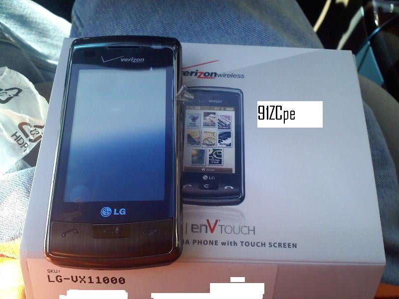 Live images of the LG enV Touch for Verizon - PhoneArena