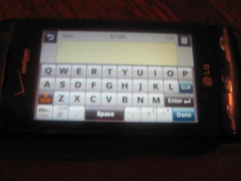 Live images of the LG enV Touch for Verizon - PhoneArena
