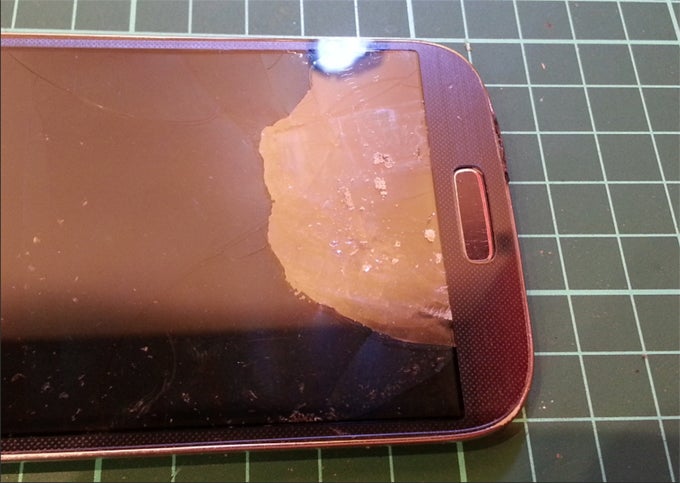 How to temporarily deal with a cracked screen digitizer (Android ...