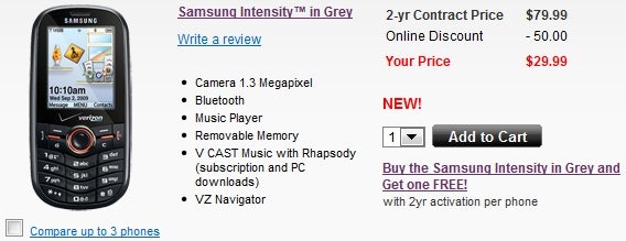 Verizon releases the Samsung Rogue U960 and Intensity U450 - PhoneArena