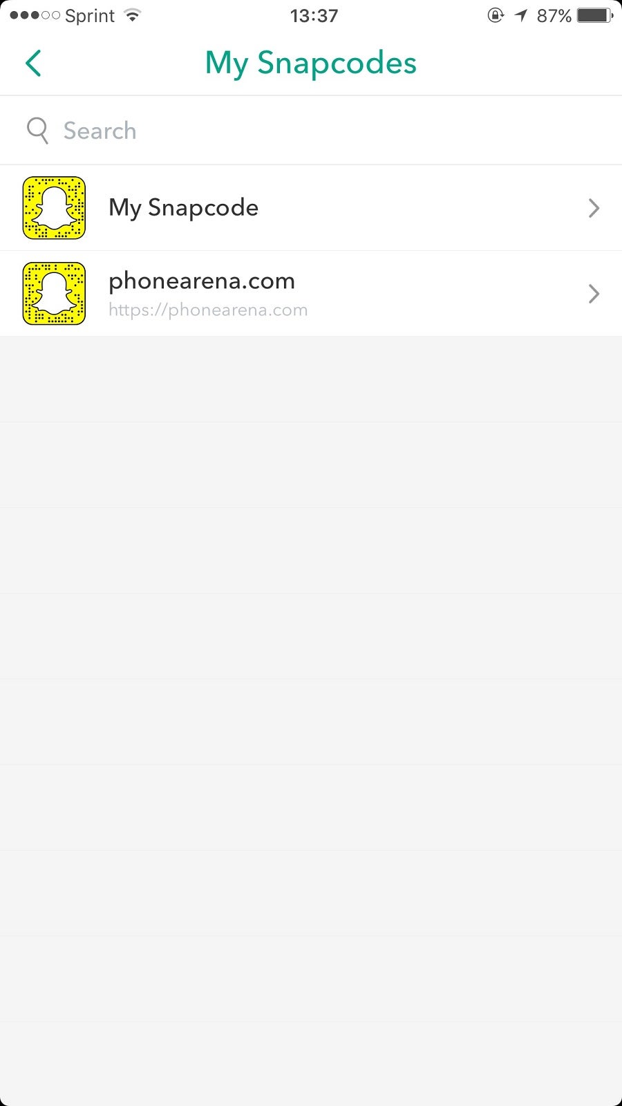 Snapchat's latest update brings Snapcodes for any website - PhoneArena