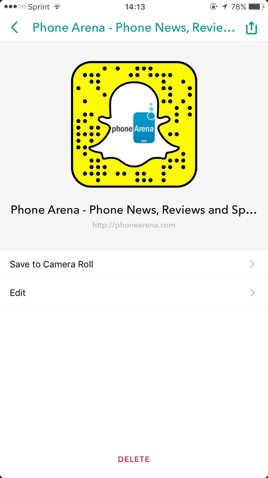 Snapchat's latest update brings Snapcodes for any website - PhoneArena