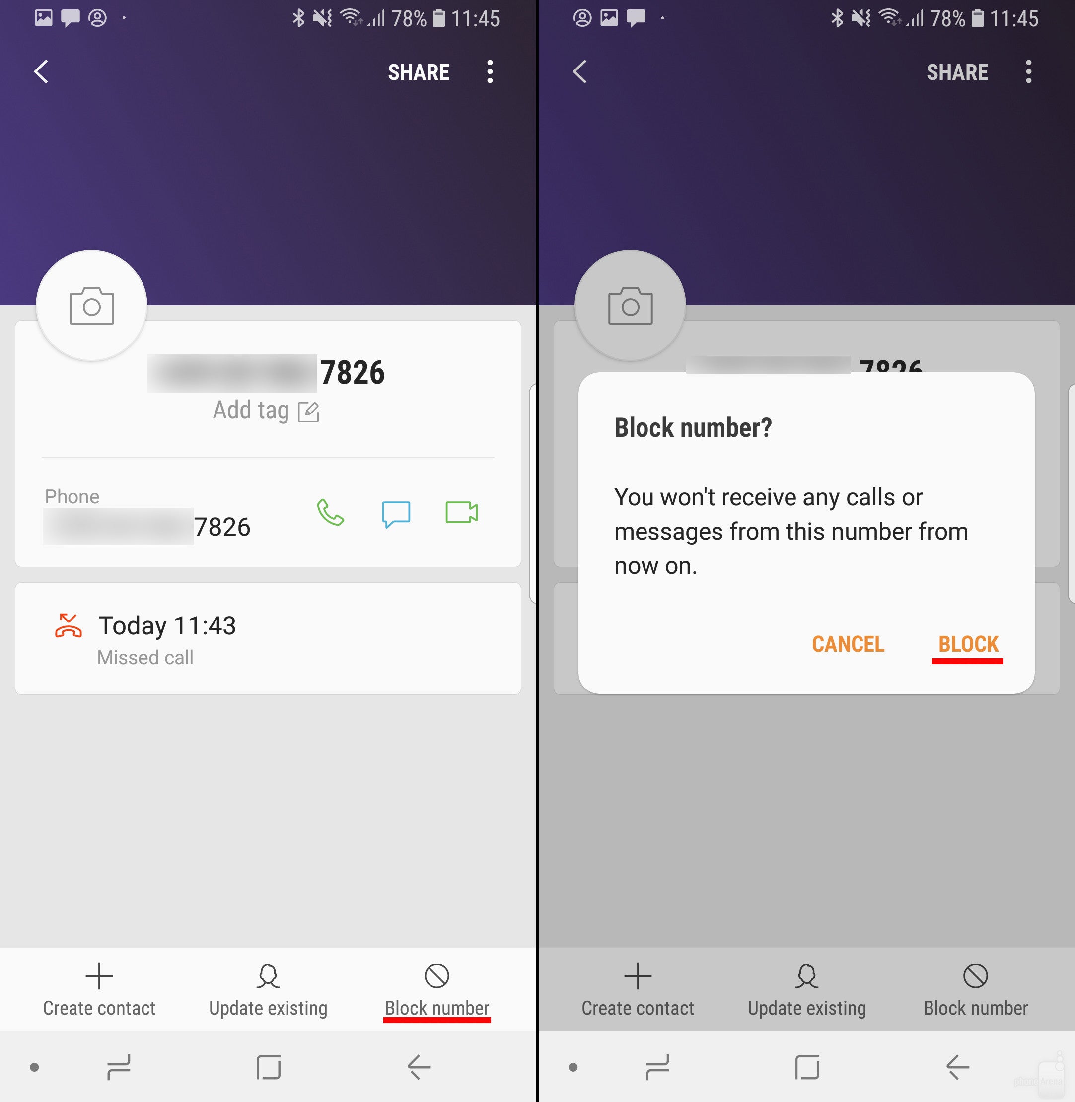Samsung Galaxy S9/S9+ tutorial: How to block phone numbers from calling ...