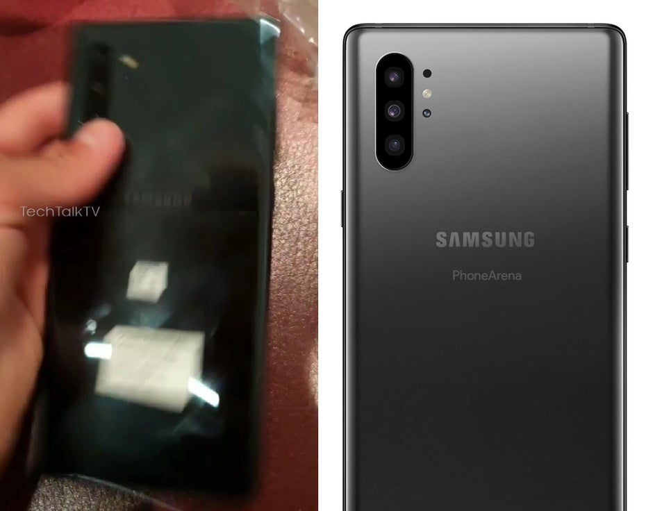 Samsung Galaxy Note 10+ hands-on pictures leak, confirming design ...