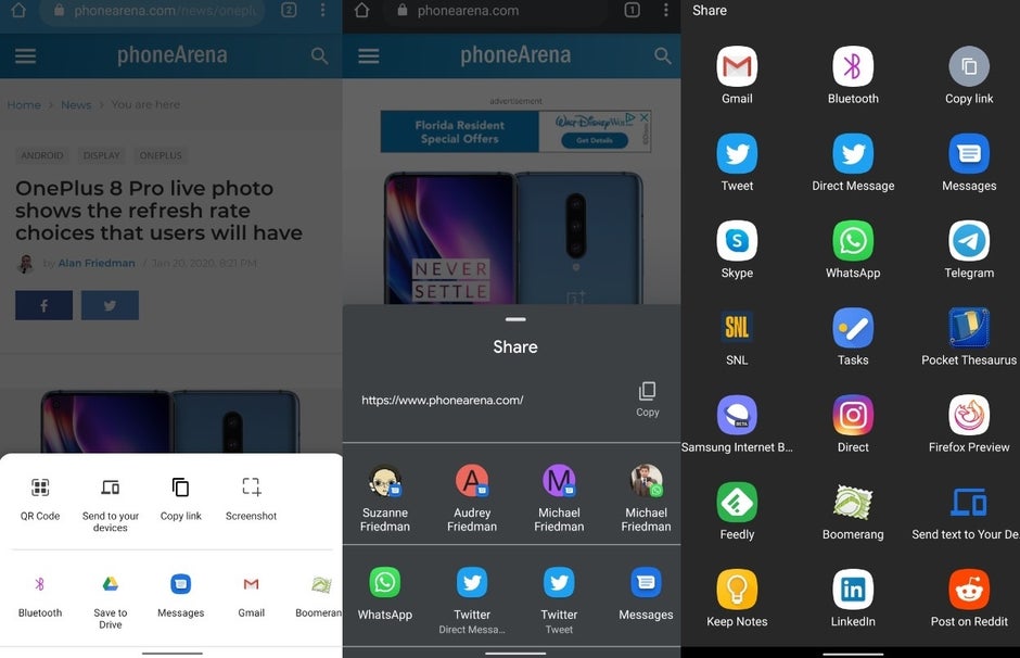 Google tests new share sheet for Chrome with screenshot editor and QR ...