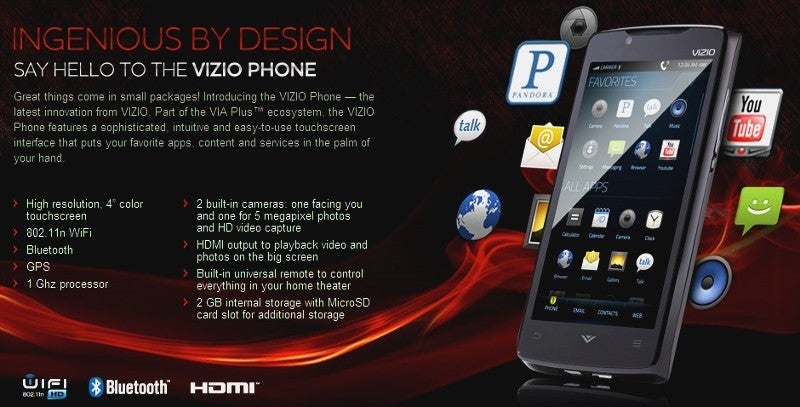 The Android-running Vizio VIA Phone and Vizio VIA Tablet are also your ...