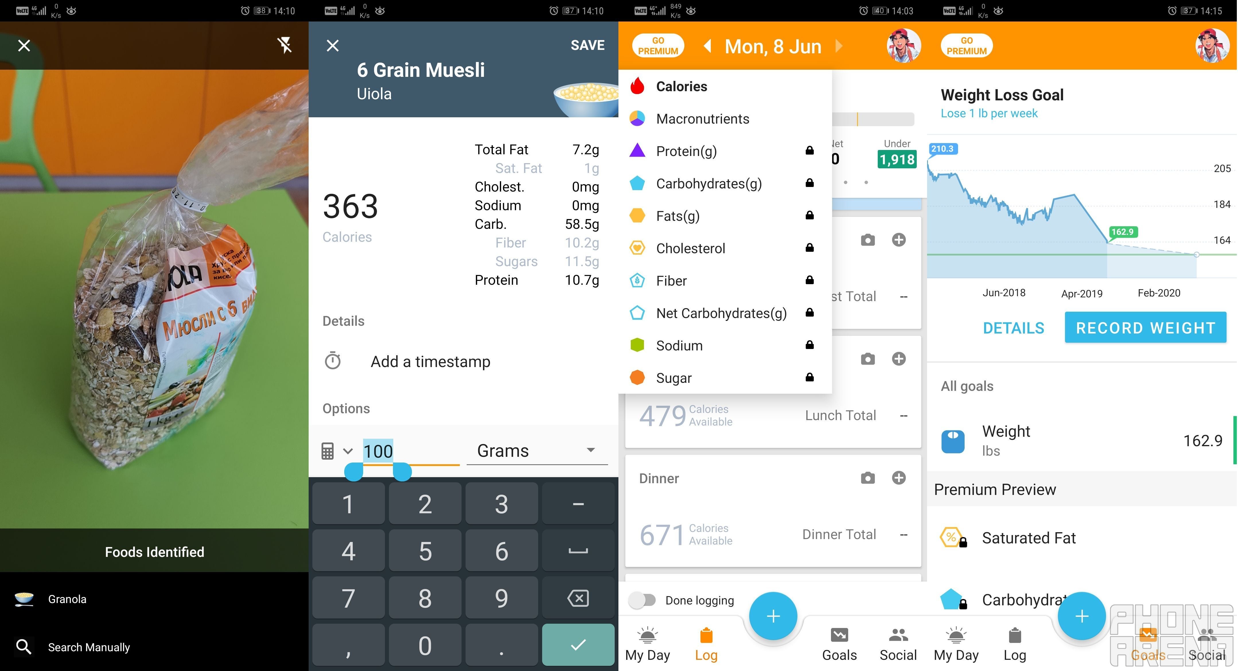 Best Calorie Tracking Apps For 2020 PhoneArena Best Calorie Tracking Apps For 2020 PhoneArena