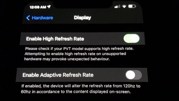 First live shot of 5G Apple iPhone 12 Pro Max shows Apple testing 120Hz ...