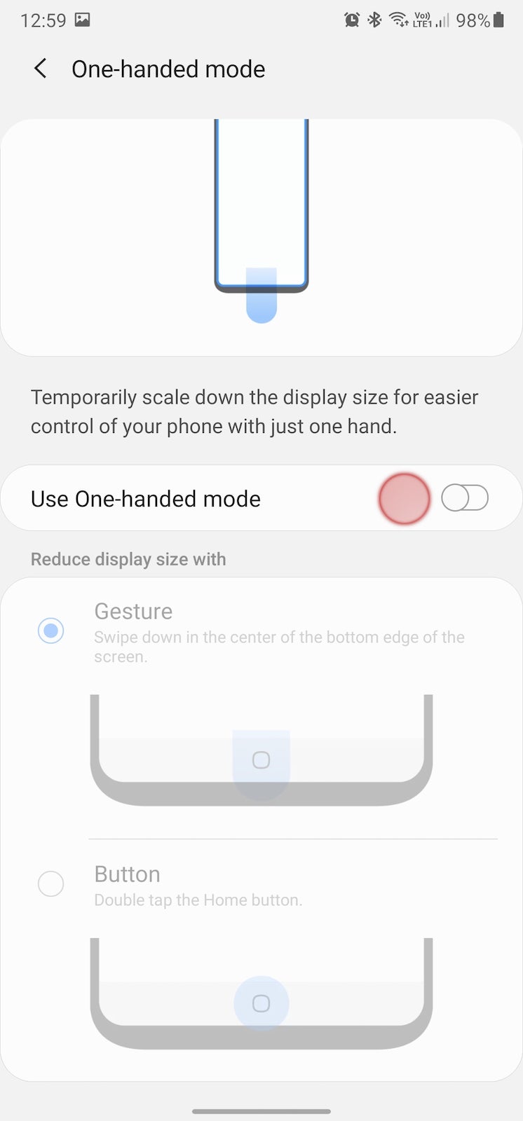 How to enable small screen one-hand mode on Galaxy Note 20 and Note 20 ...