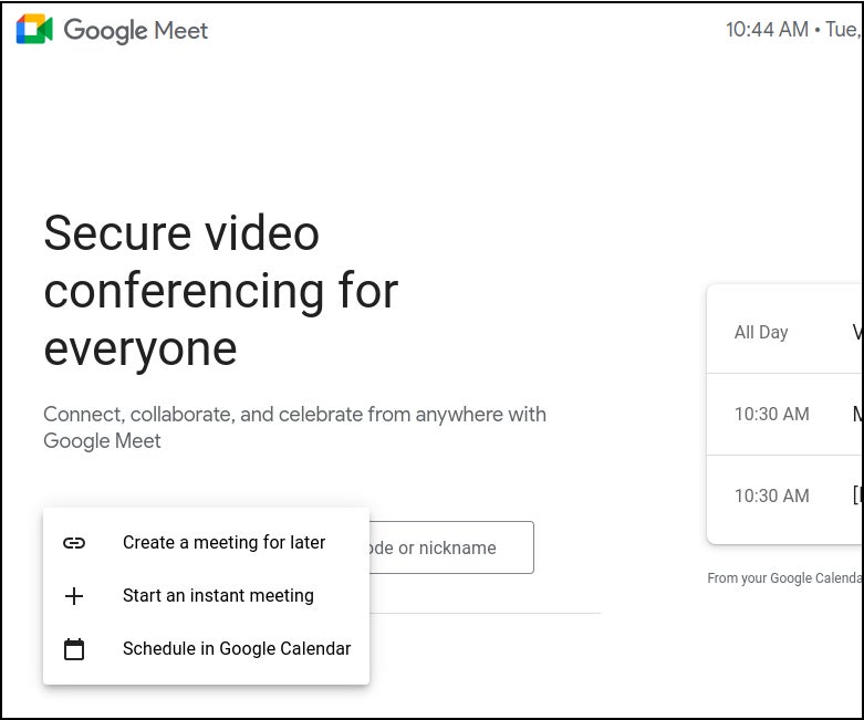 Google Meet update adds new ways to create meetings - PhoneArena
