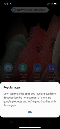 Samsung's iTest app turns your iPhone into a Galaxy with Android teaser ...
