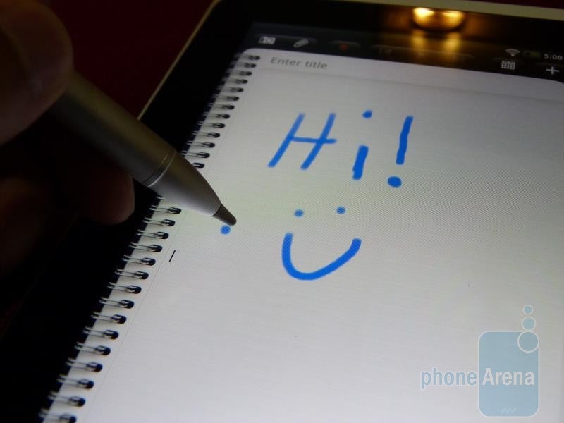 HTC Flyer Stylus Demonstration - PhoneArena