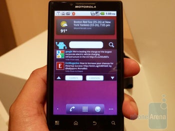 Motorola TRIUMPH Hands-on | PhoneArena reviews - PhoneArena