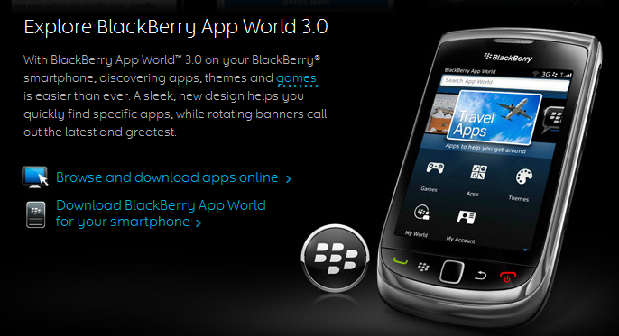 RIM pushing BlackBerry AppWorld 3.0 to BlackBerry devices - PhoneArena