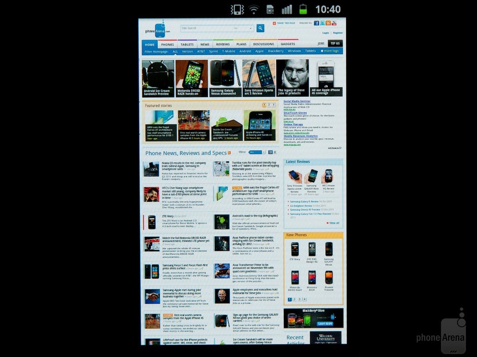 Samsung Galaxy Note and Galaxy Nexus sport HD Super AMOLED - is the ...