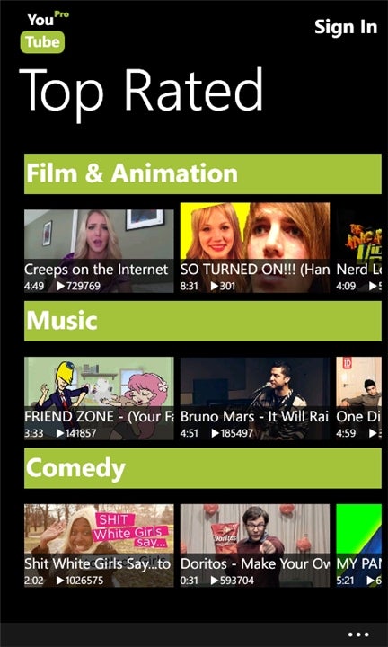 YouTube Pro is the dedicated Windows Phone YouTube client you've been ...