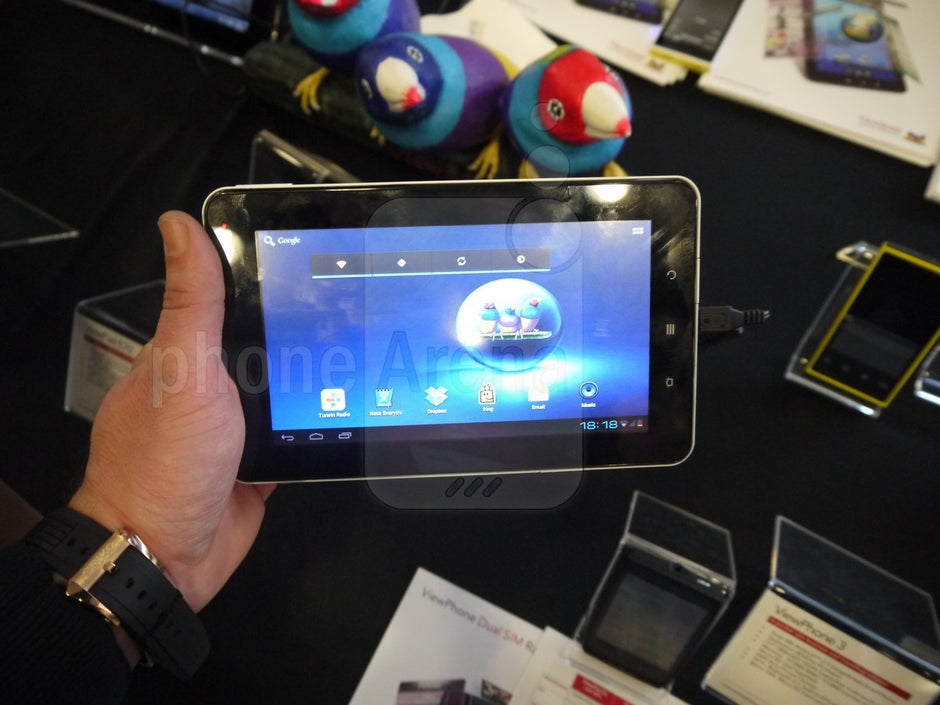 ViewSonic G70, E70 and E100 Android tablets Hands-on Review ...