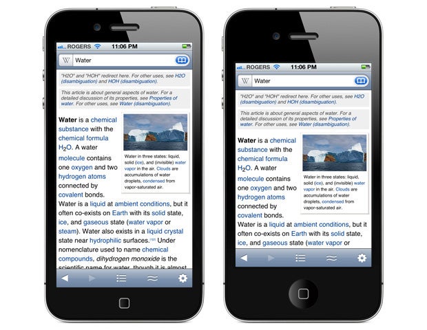 Here's what iPhone apps and web pages would look like on a 4 inch ...