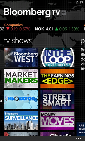 Bloomberg app now available for all Windows Phone models - PhoneArena