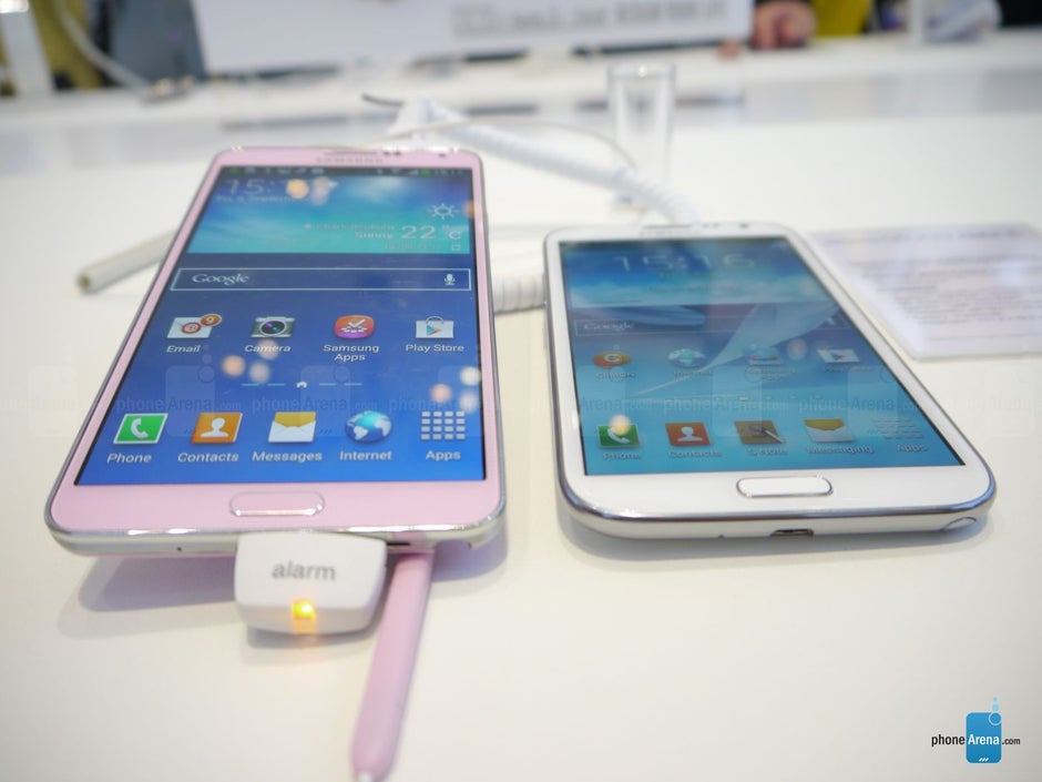 Samsung Galaxy Note 3 vs Samsung Galaxy Note 2: first look - PhoneArena