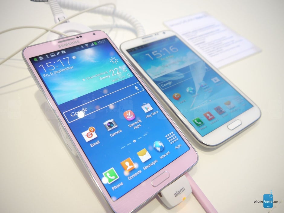 Samsung Galaxy Note 3 vs Samsung Galaxy Note 2: first look - PhoneArena