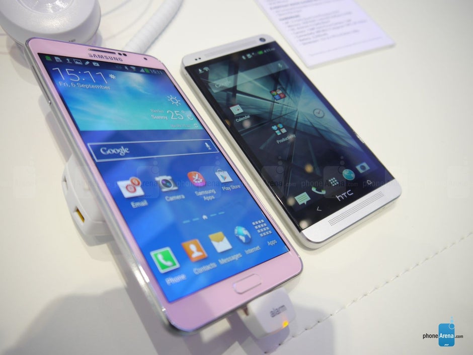 Samsung Galaxy Note 3 vs HTC One: first look - PhoneArena