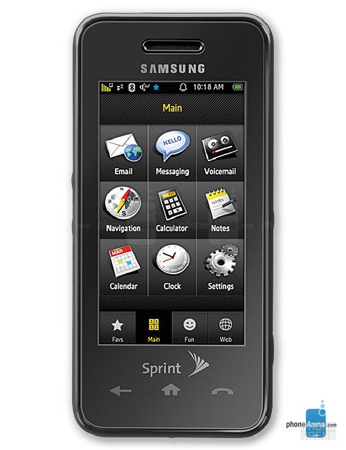 Samsung Instinct specs - PhoneArena