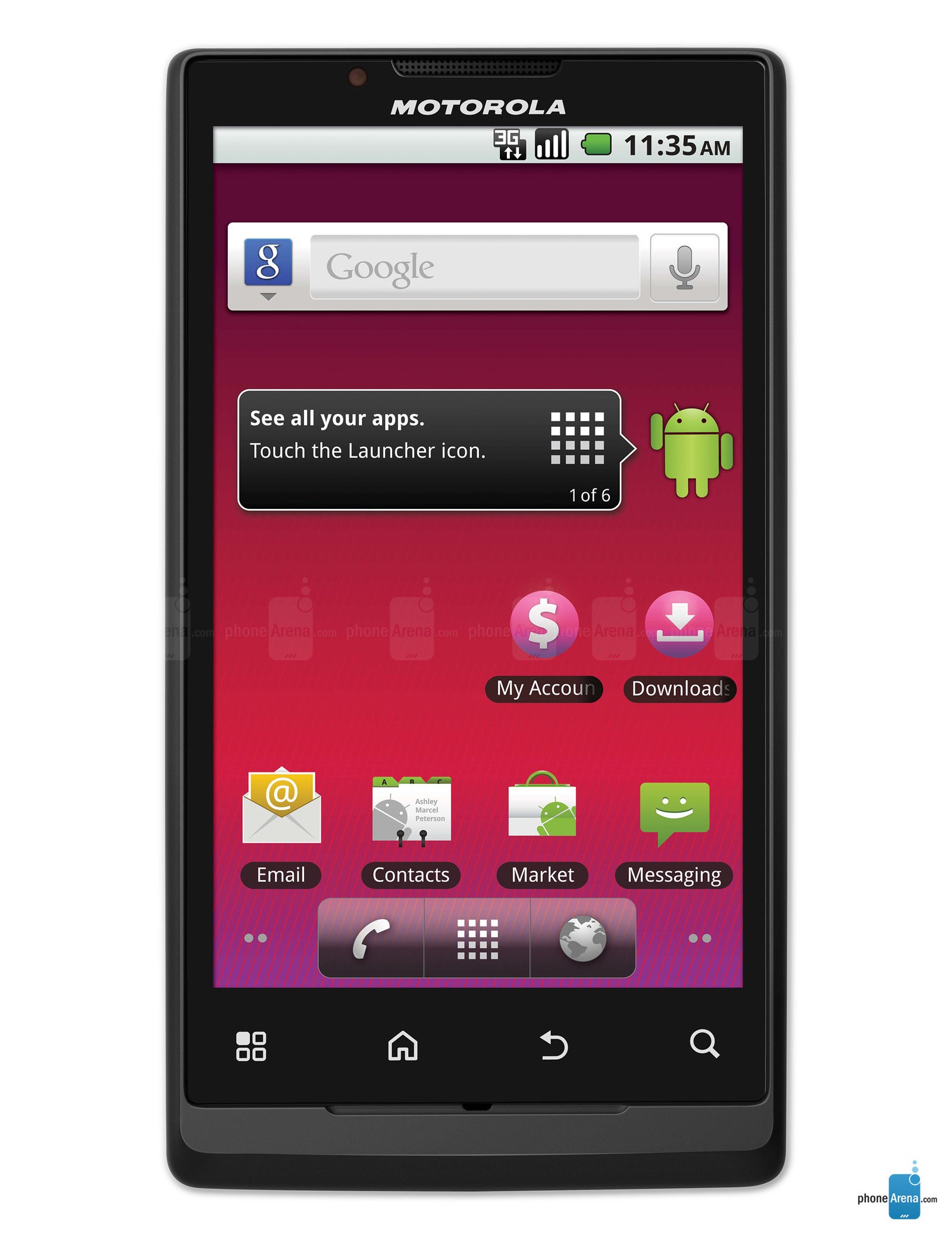 Motorola TRIUMPH specs - PhoneArena