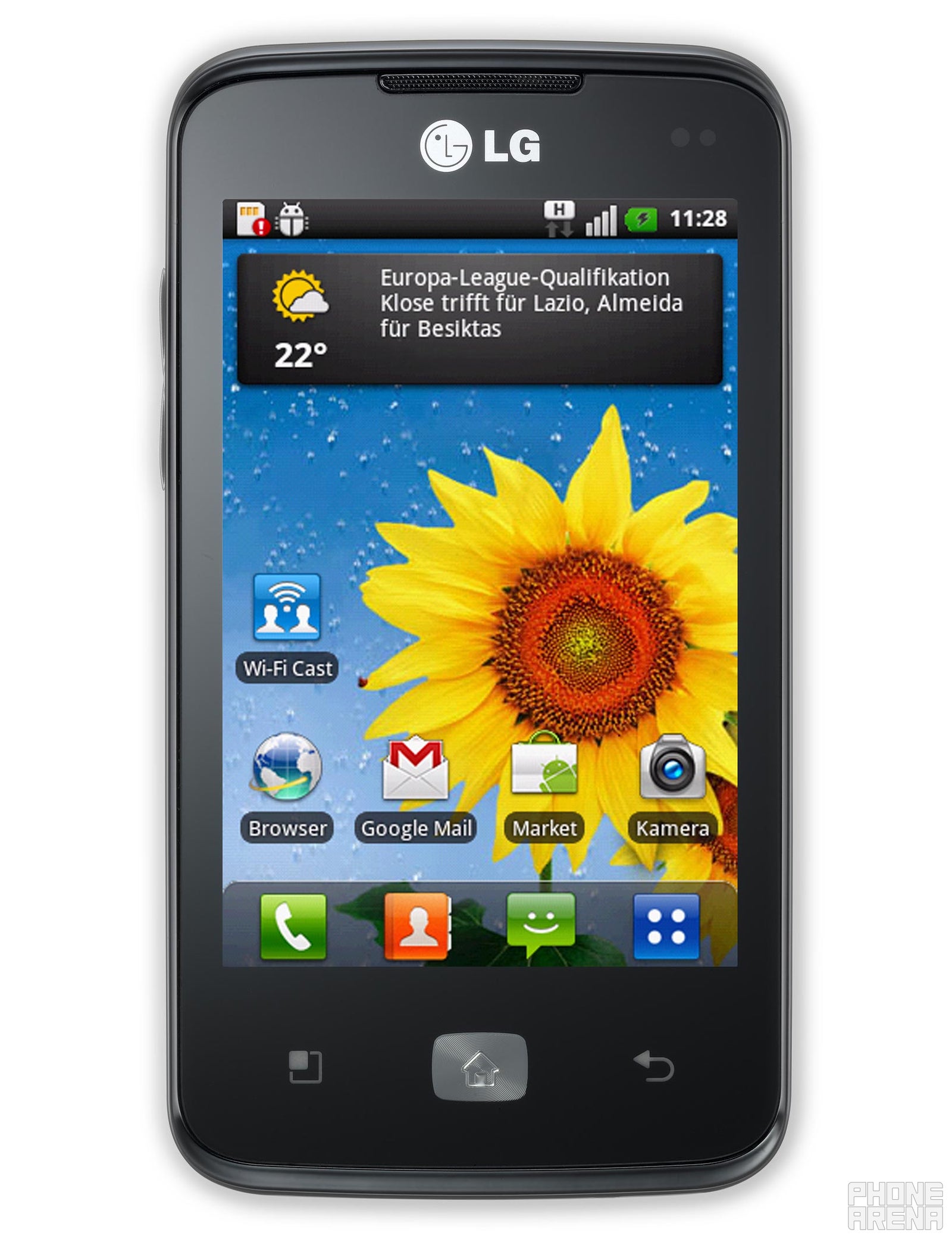 LG Optimus Hub specs - PhoneArena