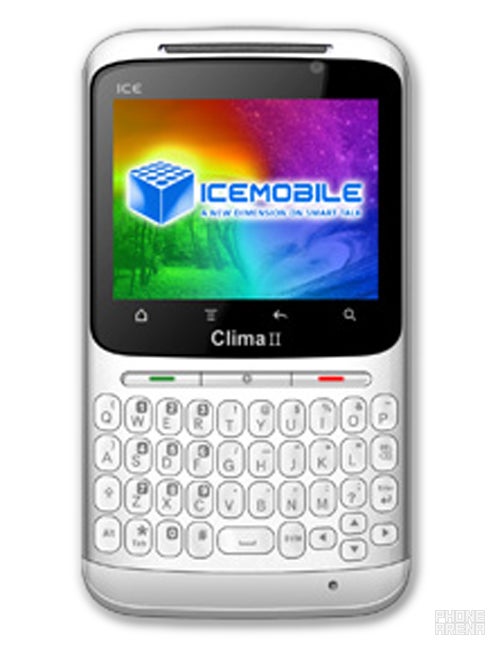 ICEMOBILE Clima II Full Specifications - PhoneArena