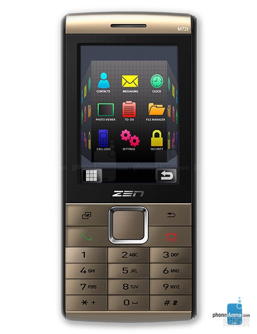 Zen Mobile M72t specs - PhoneArena