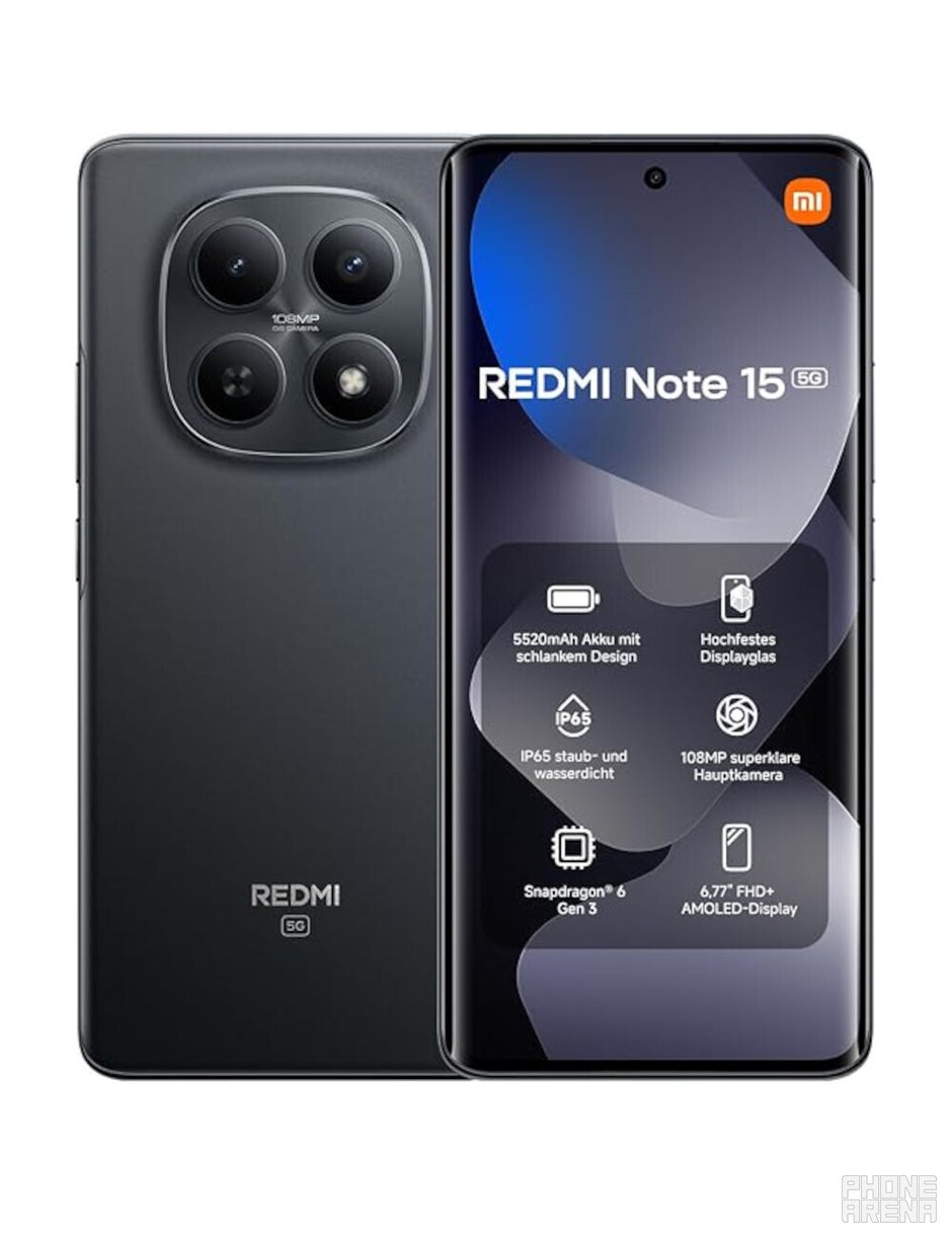 Xiaomi Redmi Note 15 5G Full Specifications - PhoneArena